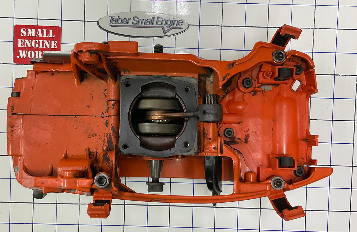 Crankcase Assembly with Crankshaft Assembly - Husqvarna 357XP Chainsaw ...